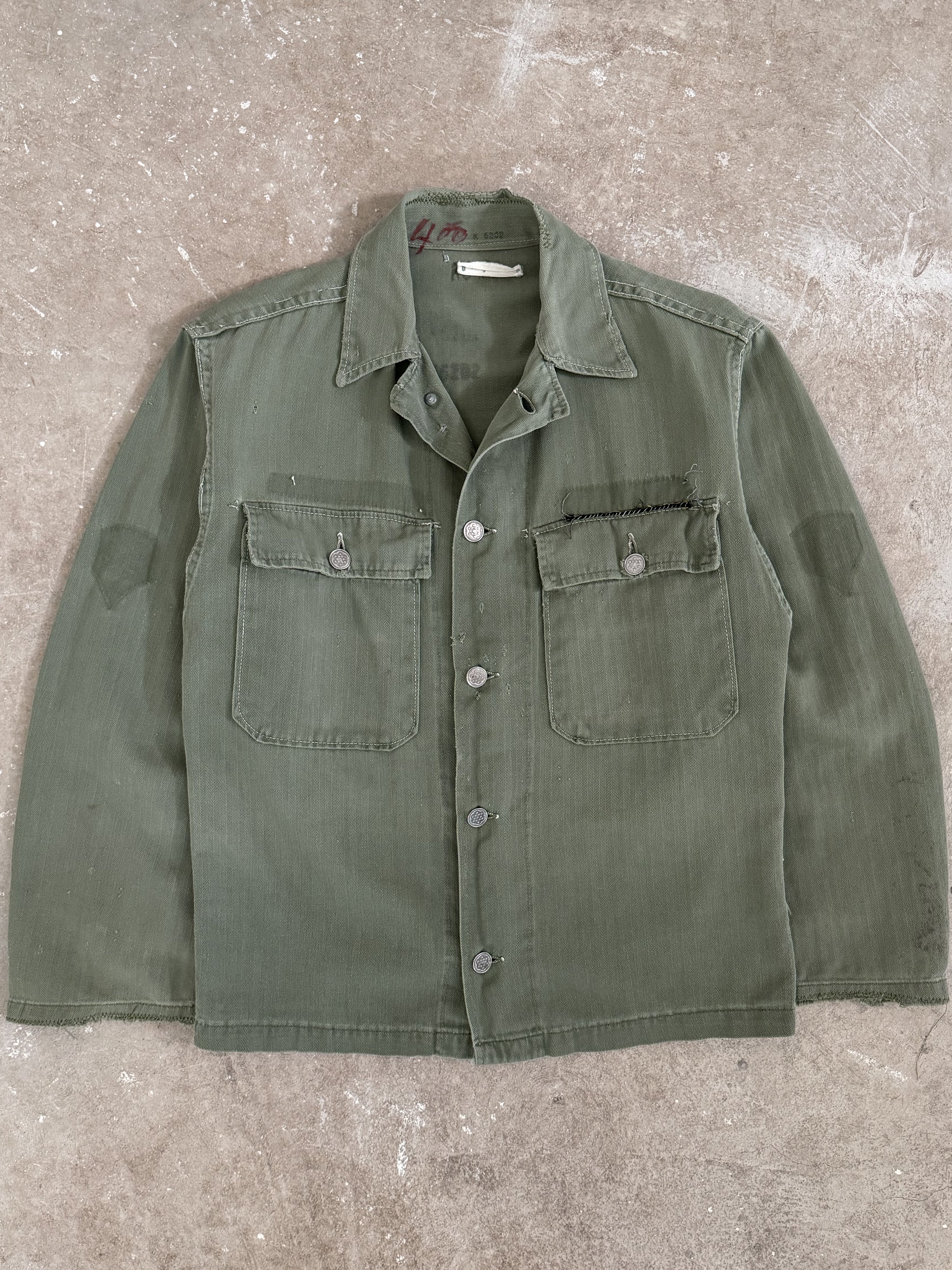 1940s/50s Repaired 13 Star HBT Field Shirt (S) – DAMAGED GLITTER