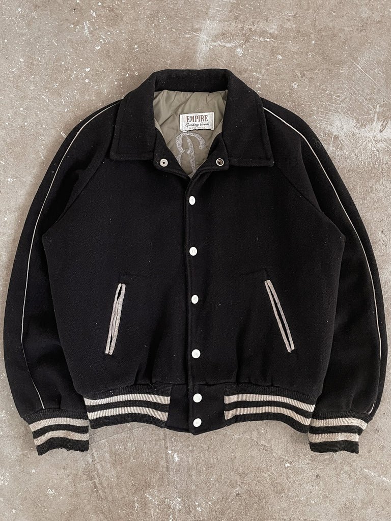1950s “DuBois Beavers” Chain Stitched Raglan Varsity Jacket (S ...